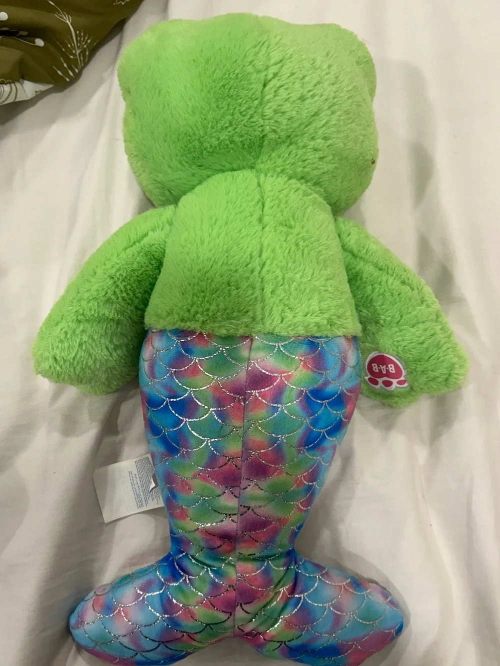 Build-A-Bear | Toys | Rare Buildabear Frog Mermaid Plush Rainbow Tail ...